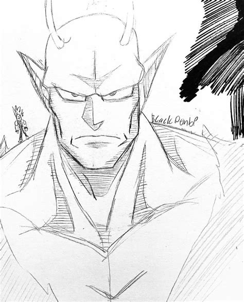 A Sketch Of Piccolo And His Very Very Tiny Son Blackpenbp R Dbz