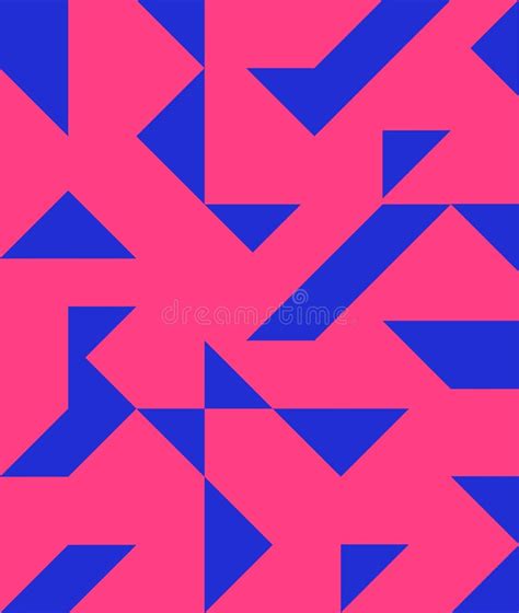 Vector Geometric Pattern With Triangles Modern Stylish Abstract
