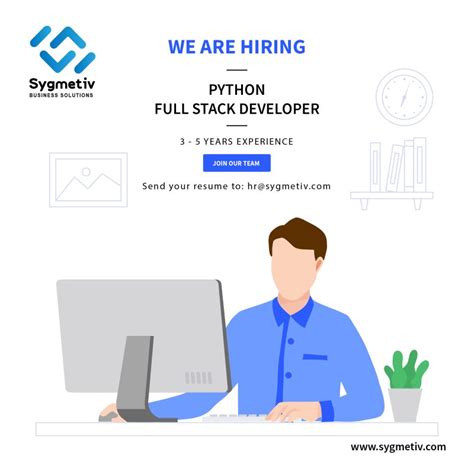Sygmetiv Business Solutions On Linkedin Hiring Work Developer Python Pythondeveloper