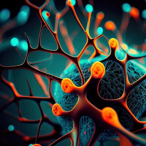 Neural Connections Of The Brain Stock Illustration Illustration Of Neural Artificial 303691349