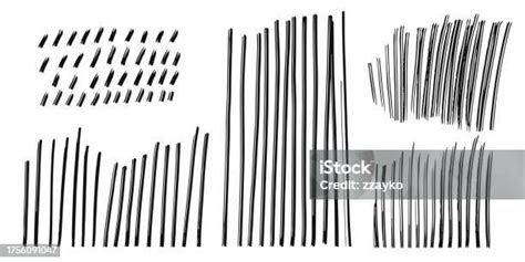 패턴 질감 손으로 그린 선입니다 해치 드로잉 펜 잉크 및 크로스해칭 그리기 연필 스케치 낙서 스크래치 스타일 흰색 배경에 고립된