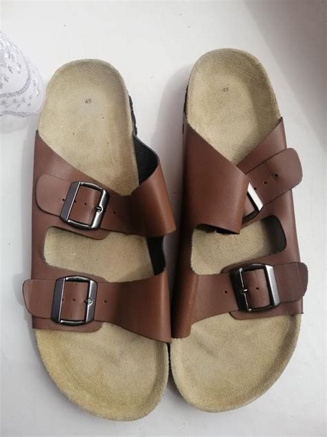 Мужские кожаные шлепанцы 45р — цена 862 грн в каталоге Шлепанцы Купить мужские вещи по доступной