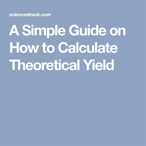 Matchless Chemical Yield Calculator Aqa Gcse Physics Textbook