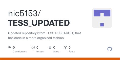 TESS UPDATED LCWC Py At Master Nic5153 TESS UPDATED GitHub