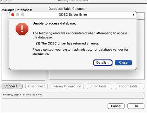Link To Odbc Database Architecture Vectorworks Community Board