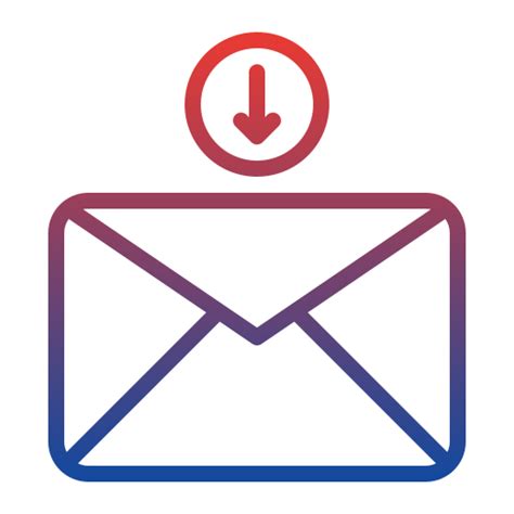 Inbox Generic Gradient Icon