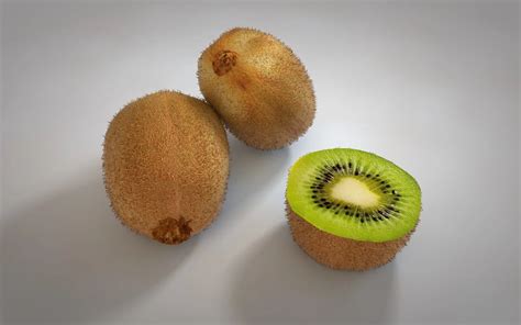 Kiwi 3d Model Flippednormals