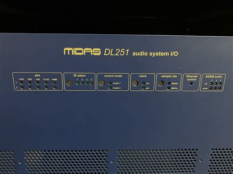 Midas DL In X Out Stage Box Snake Head Reverb