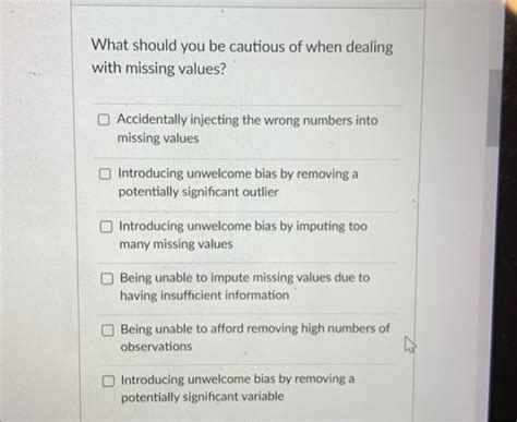 Solved What Should You Be Cautious Of When Dealing With