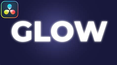 How To Make Glow Text Effect In Davinci Resolve 19 Tutorial Youtube