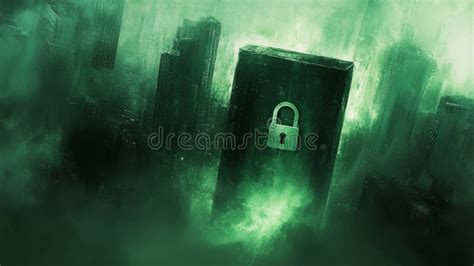 Encrypted Secure Digital Workspaces Protected By Cutting Edge Cyber Security Protocols Stock