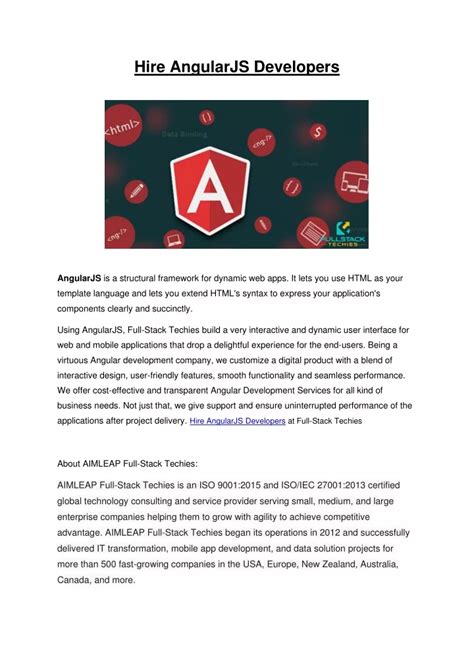 ppt hire angularjs developers powerpoint presentation free download