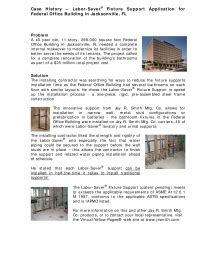 Labor Saver Fixture Support Provides Construction Savings P