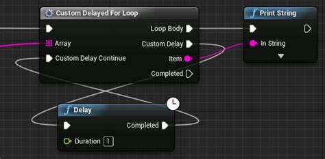 delay breaks foreachloop r unrealengine