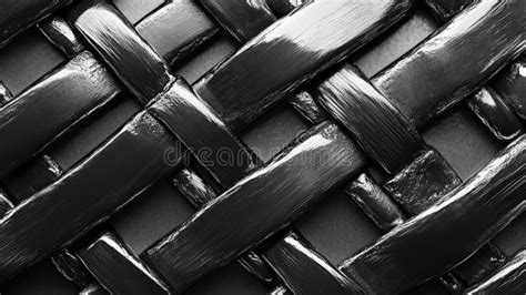 Black Weave Pattern Of Interlocking Stripes Stock Illustration Illustration Of Interlocking