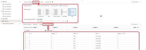 Data Flow Partition By Column Value Not Writing Unique Column Values To