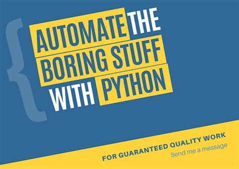 Automate Your Boring Stuff With Python By Zeegis Fiverr