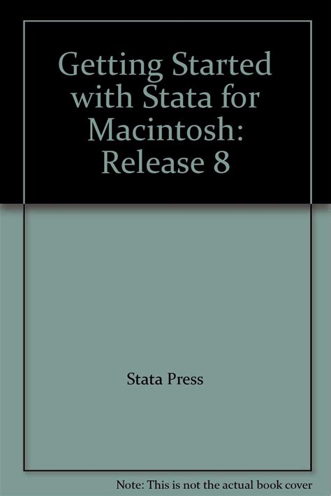 Getting Started With Stata For Macintosh Release 8 Stata Press