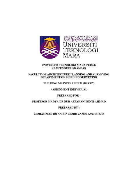 Mohammad Irfan Bin Mohd Zamri 2021631836 Assignment Individual Pdf