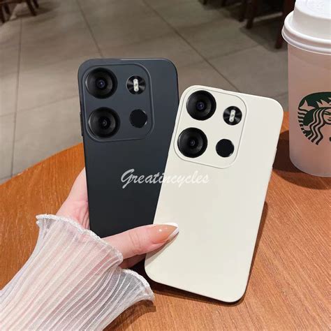 Tecno Pop 7 Bf6 Pop 7 Pro Bf7 Tecno Spark Go 2023 เคสโทรศัพท์ ป้องกันเลนส์ สีพื้น ซิลิโคน