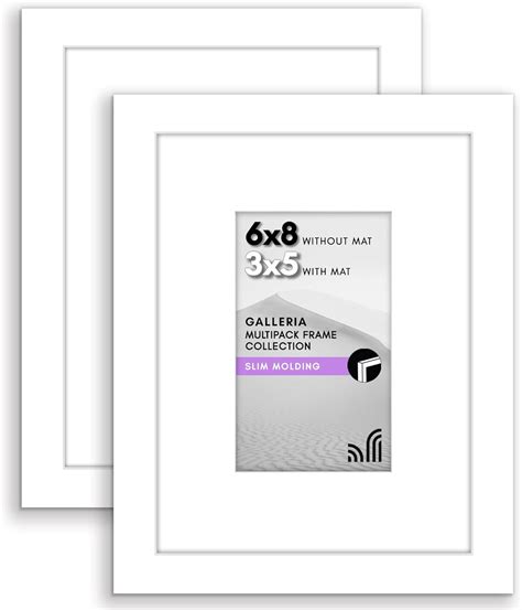 Americanflat 6x8 Picture Frame With Polished Plexiglass