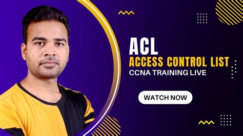 Acl Access Contro List Ccna Training Live Class Networking Plus