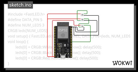 Rgbledesp32 Wokwi Esp32 Stm32 Arduino Simulator