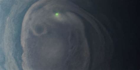 See The Bolt Of Lightning On Jupiter That Caused An Eerie Green Glow