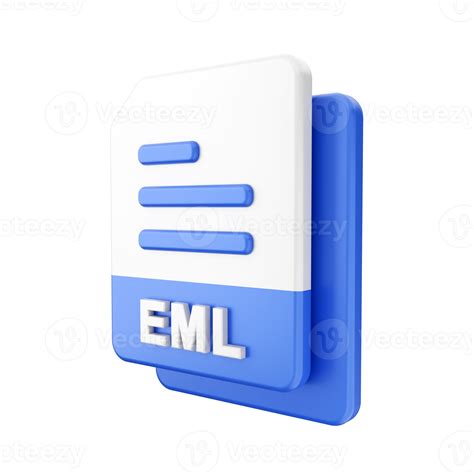 3d File Eml Icon Illustration 22597344 Png