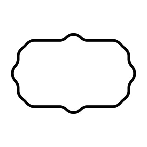 Intricate Line Work For Label Frame Icons 53473418 Vector Art At Vecteezy