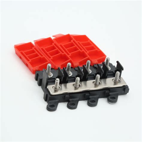 1 2 4 5 6 7 Way Red Flexible Cover Shell Inline Midi Fuse Block Box Holder Midi Fuse Holder