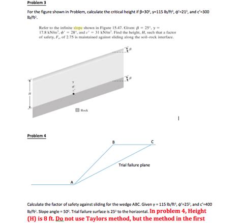 For The Figure Shown In Problem Calculate The Chegg