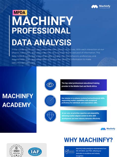 Machinfy Professional Data Analysis Pdf Microsoft Excel
