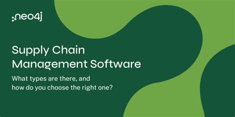 Types Of Supply Chain Management Software