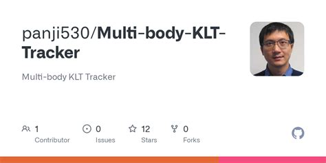 Github Panji530multi Body Klt Tracker Multi Body Klt Tracker