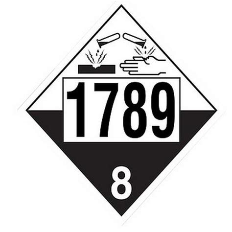 Class 8 Placards Pack Of 100 Pcs Safety Supplies Canada