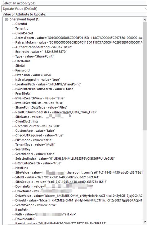 Sharepoint Input Link Dynamic Reading Alteryx Community