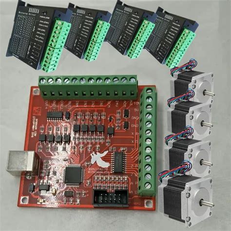 Usb Mach3 Cnc 4 Osi 100 Khz Usbcnc Gładka Kontroler Ruchu Karta