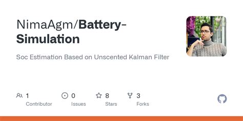 GitHub NimaAgm Battery Simulation Soc Estimation Based On Unscented Kalman Filter