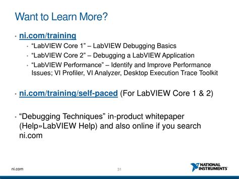 Ppt Labview Debugging Techniques To Find And Squash Software Bugs