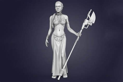 Princess Leia D Model By Annwilde