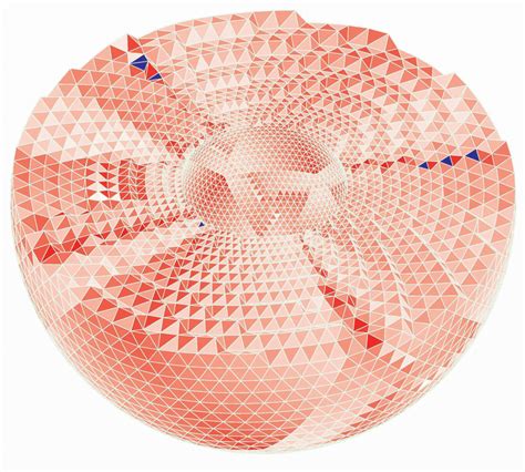 Cut Of The Triangulation Of A Spherical Layer Download Scientific