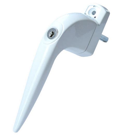 Endurance White Lever Door Handle 92mm Centres