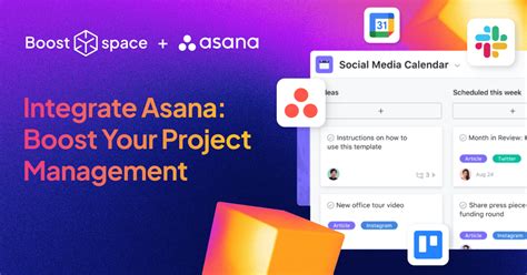 Seamlessly Integrate Asana With Your Tools Boostspace