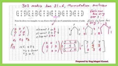 A Easy Approach To Permutation Matrix Part