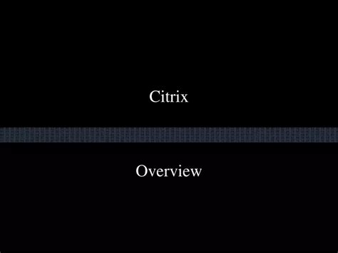 PPT Citrix PowerPoint Presentation Free Download ID