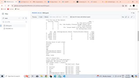Tejas K On Linkedin Datascience Machinelearning Titanicdataset Datacleaning Eda Python