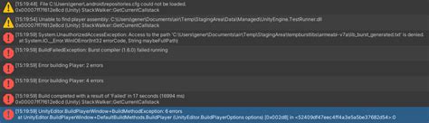Cant Build Android App Bundle Because Of Errors Questions And Answers Unity Discussions