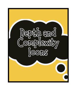 Depth And Complexity Icon Posters 12 Color Printables Gifted And Talented