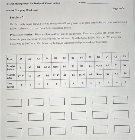 Solved Project Management For Design And Construction Name
